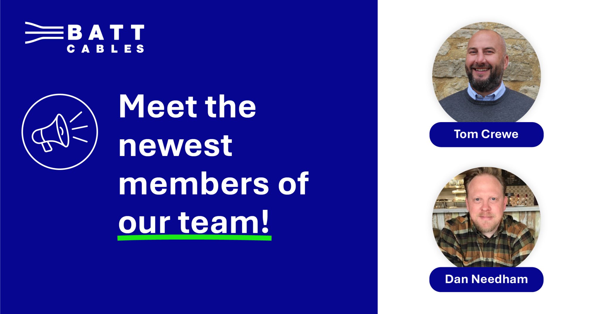 Company Update: New Appointments! - Batt Cables