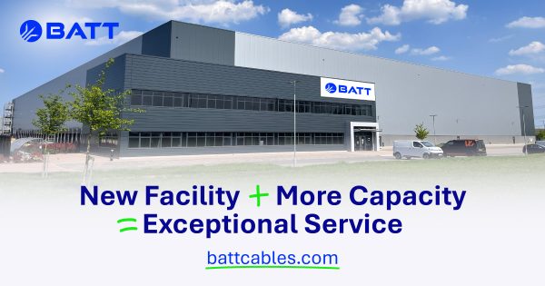 Batt Cables Announces New Logistics Hub in Doncaster - Batt Cables